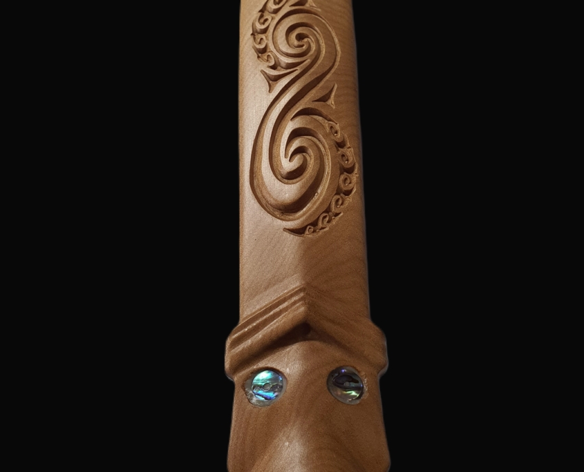 Taiaha Māori weapon Māori spear - Swiss Wood Technician