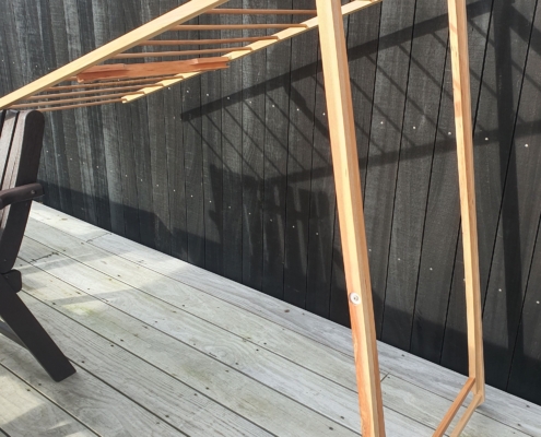 Clothes Drying Rack wooden - Swiss Wood Technician